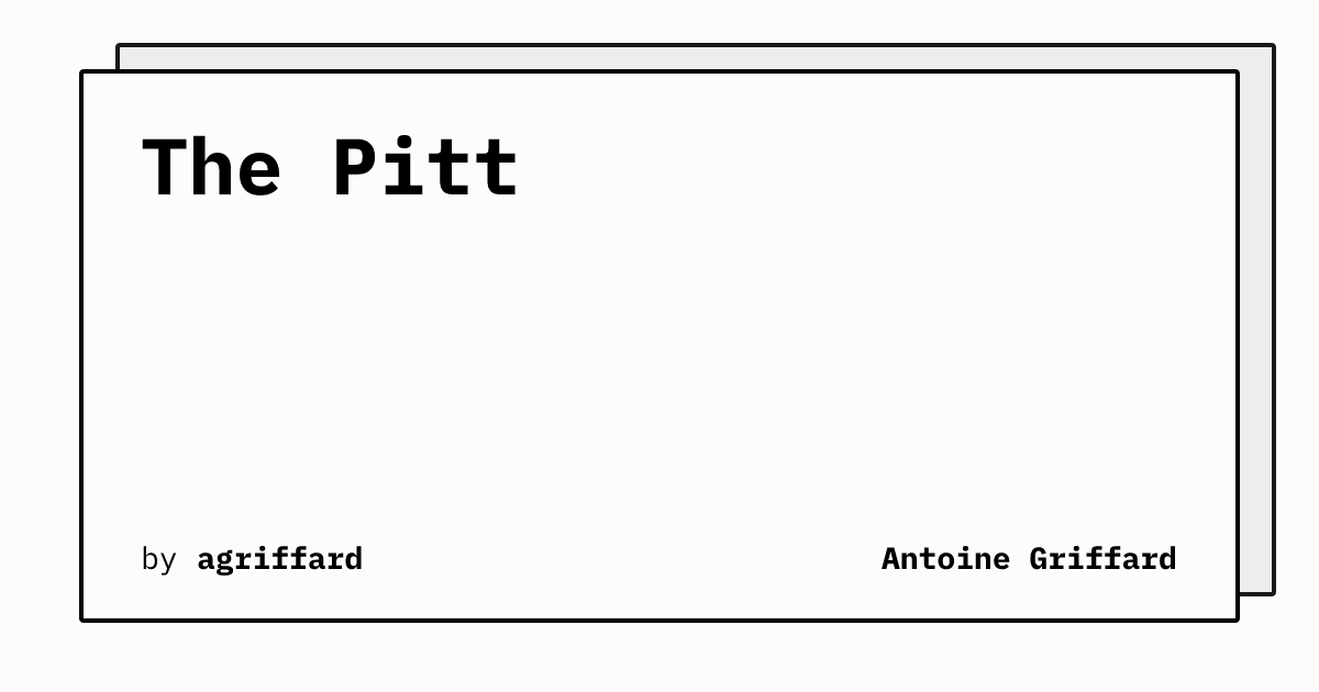 The Pitt | Antoine Griffard